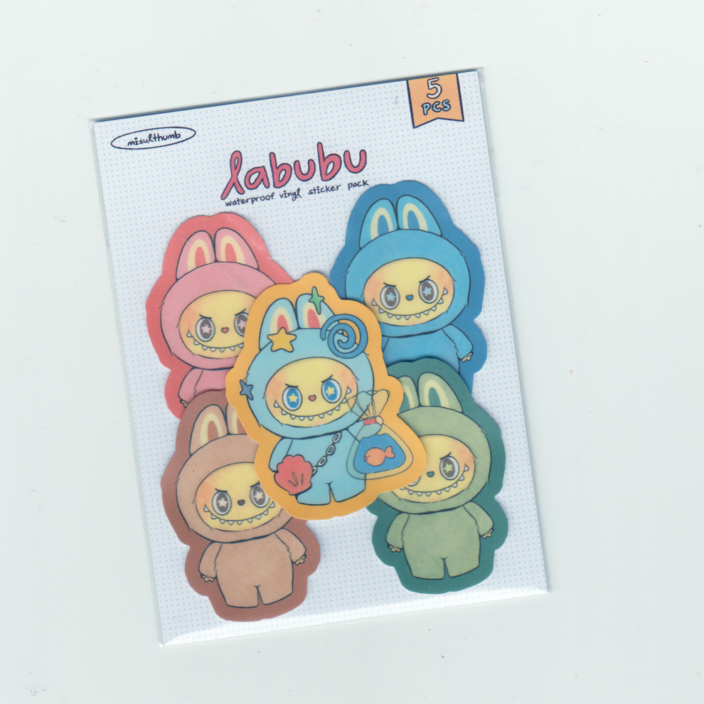 LABUBU STICKER PACK – moody club