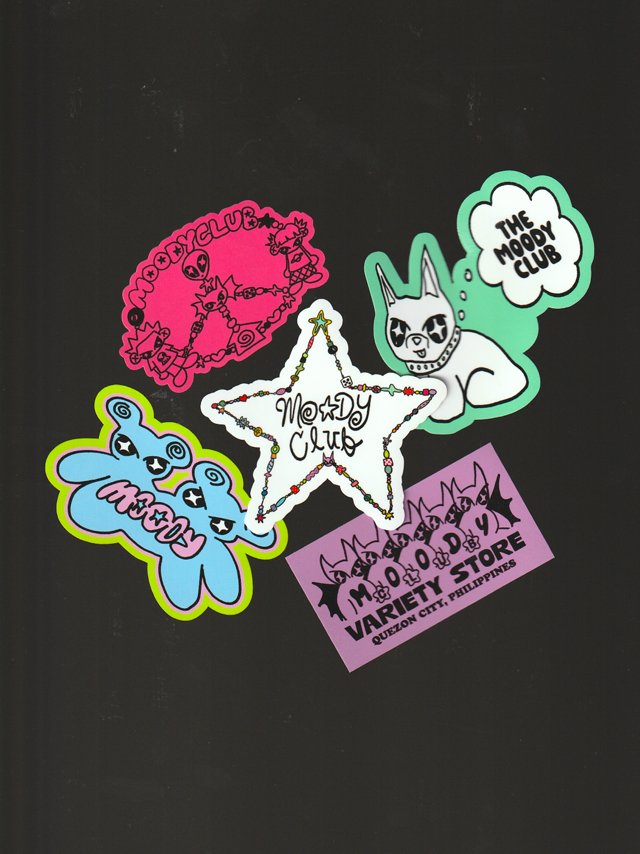 (pre-order) moody club store sticker pack – moody's online shop